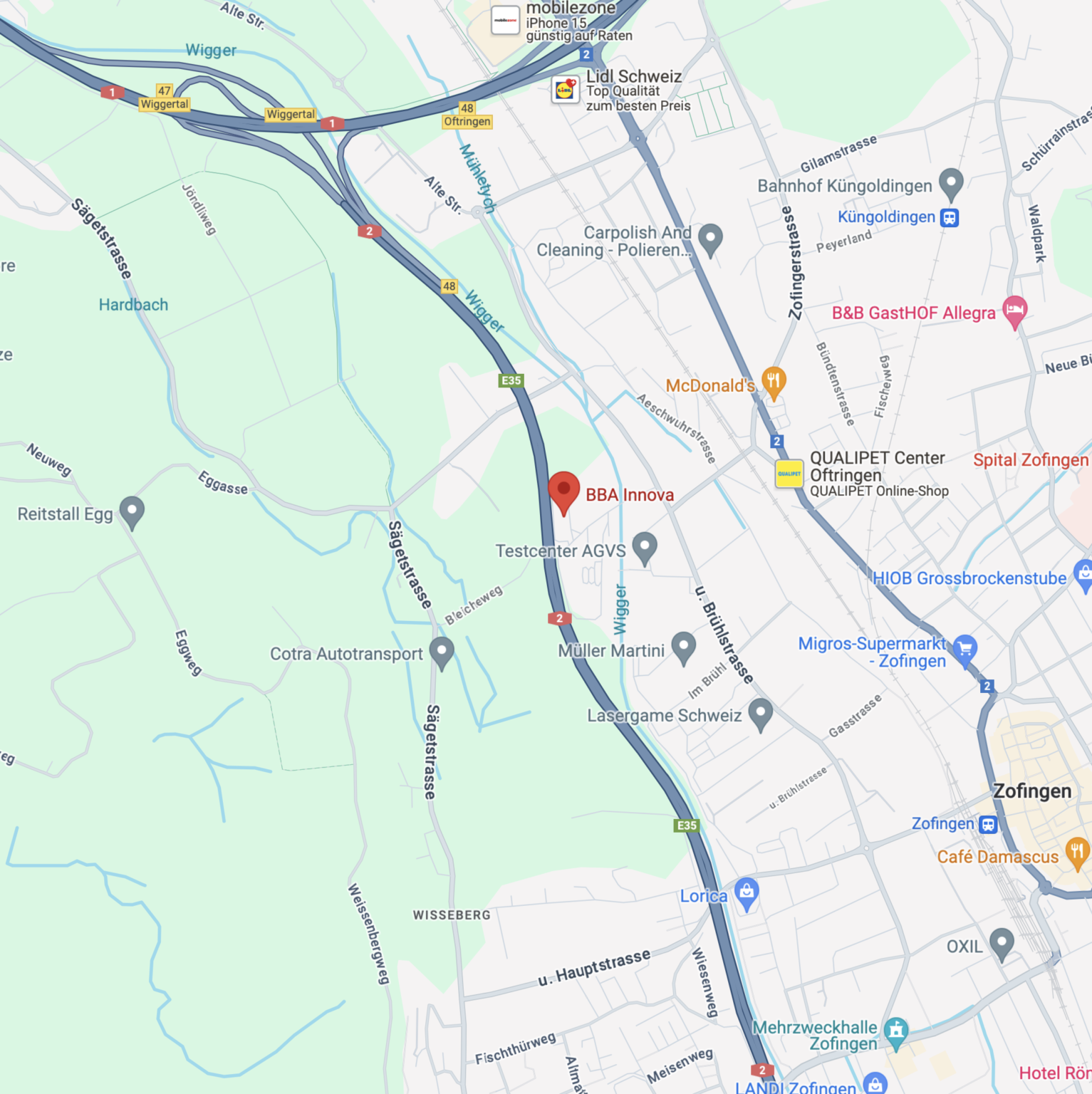 BBA INNOVA - Contact - BBA INNOVA AG